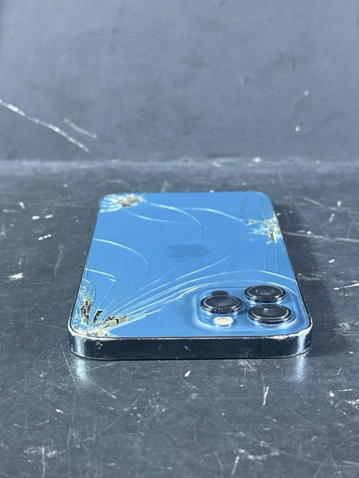 Apple iPhone 12 Pro Max A2342 128GB Blue READ | eBay