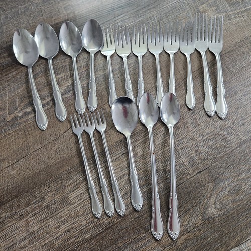 Simeon L & George H. Rogers By Oneida Assorted Flatware Stainless Steel Set | eBay