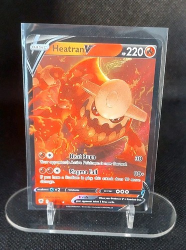 Pokémon TCG Heatran V Sword & Shield Mfg-Astral Radiance 025/189 Holo ...