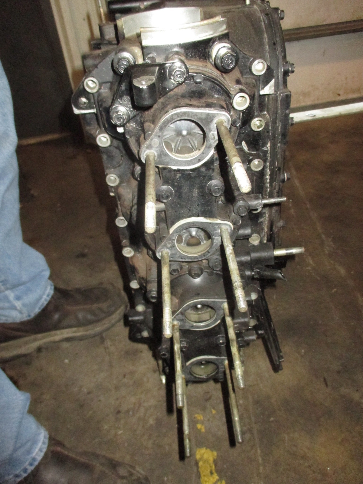 Mercury 115hp 2 stroke outboard crankcase block | eBay