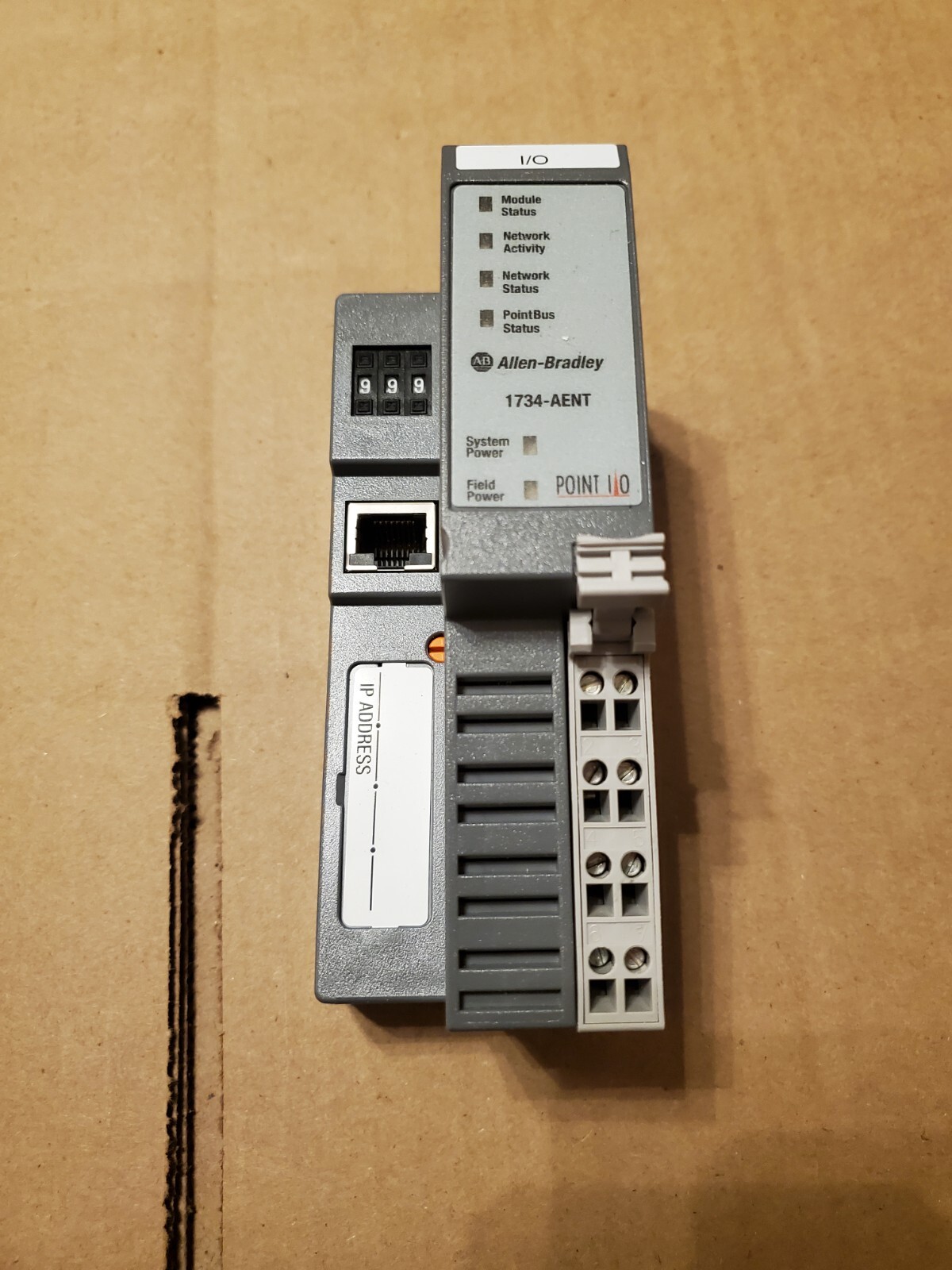 1734-AENT Allen Bradley Point I/O Ethernet IP Adapter Ser. A | eBay