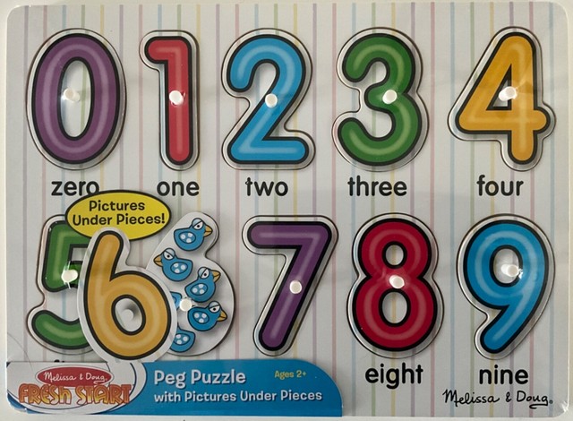 See-inside Numbers Peg Puzzle Melissa & Doug 3273 for sale online | eBay