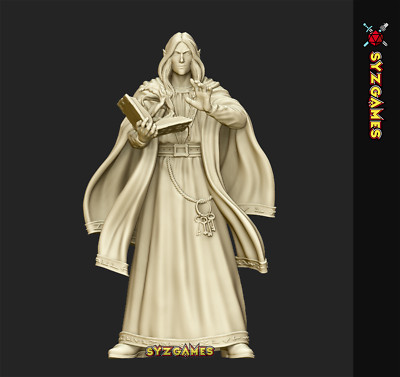 Dalamar Argent Dragonlance Fantasy Miniature D&D Tabletop RPGs Role ...