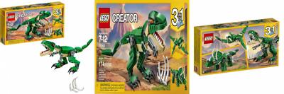 LEGO Creator Mighty Dinosaurs 31058 Build It Yourself Dinosaur Set ...