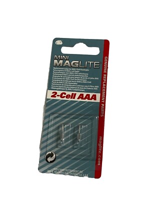 Mini Maglite 2PK 2-cell AAA Krypton Lamp Replacement LM3A001L | eBay