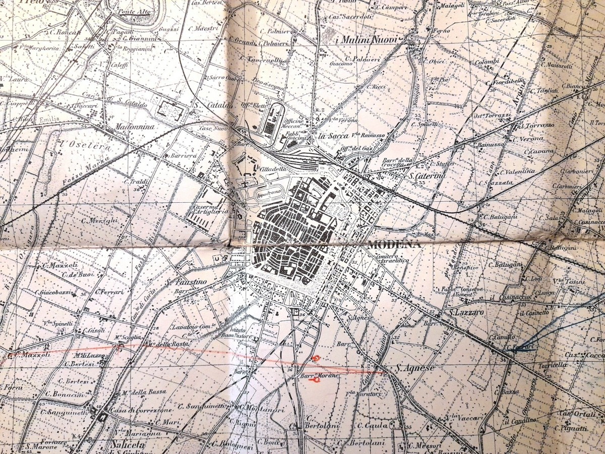 Mappa Modena Bastiglia