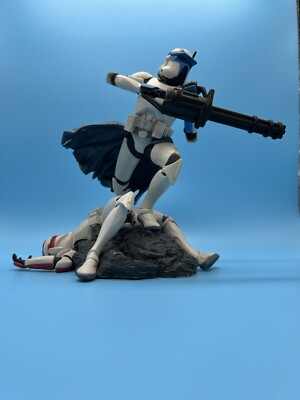 Hasbro Star Wars Unleashed ARC Heavy Gunner Figure Clone Trooper Statue ...