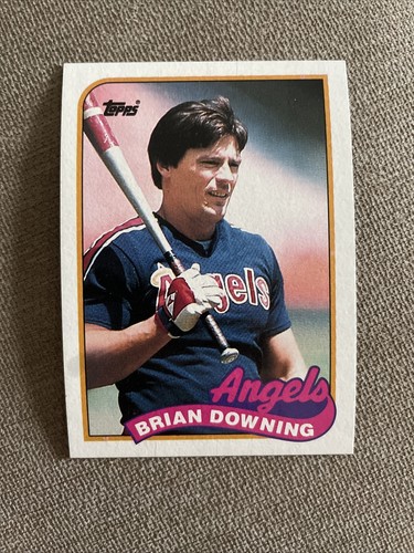 1989 Topps Baseball card #17 Brian Downing Angels @2753* | eBay