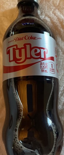 Diet Coke Bottle Tyler 2025 Collectible Name Gift Coca-Cola 20oz ...