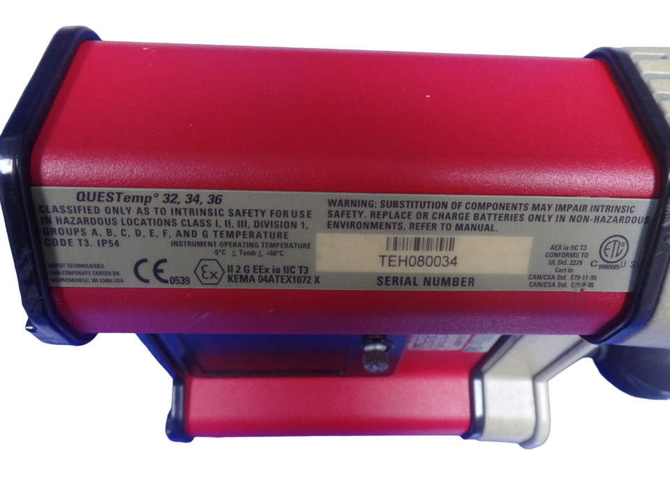 3M QUESTEMP 32, 34, 36 Thermal Environment Monitor - Free Shipping | eBay