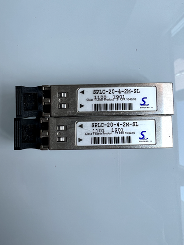 2x STRATOS SPLC-20-4-2M-SL Optical Gigabit ethernet | eBay