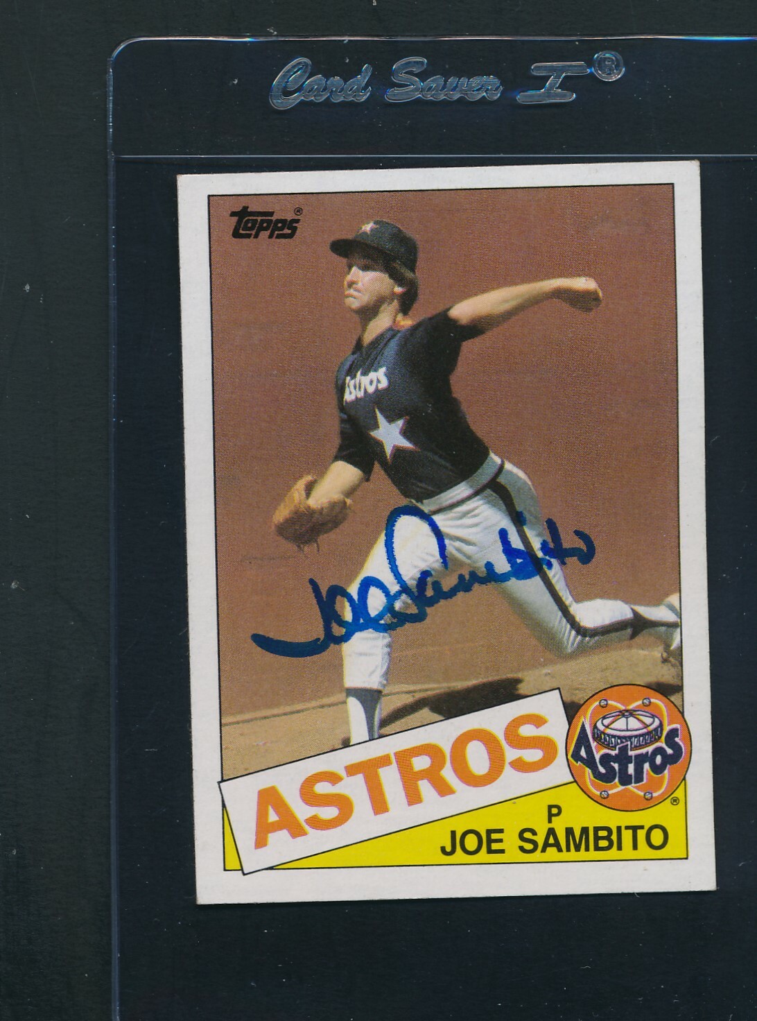 1985 Topps #264 Joe Sambito Astros Signed Auto *B5075 | eBay