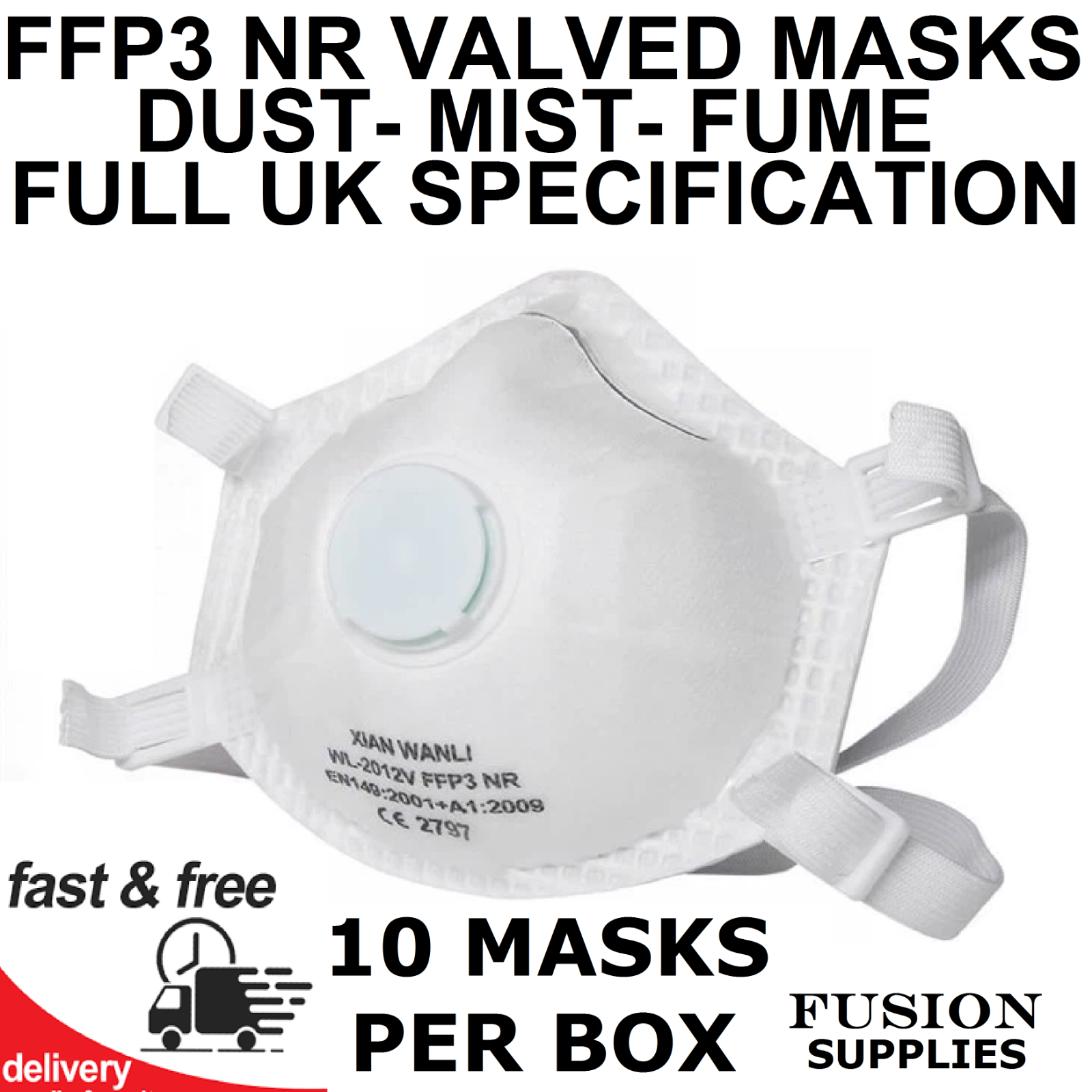 P3 VALVED MASK.FFP3V.MDF.WELDING.ASBESTOS.SPRAYING,VIRUS.DIY.RESPIRATOR ...