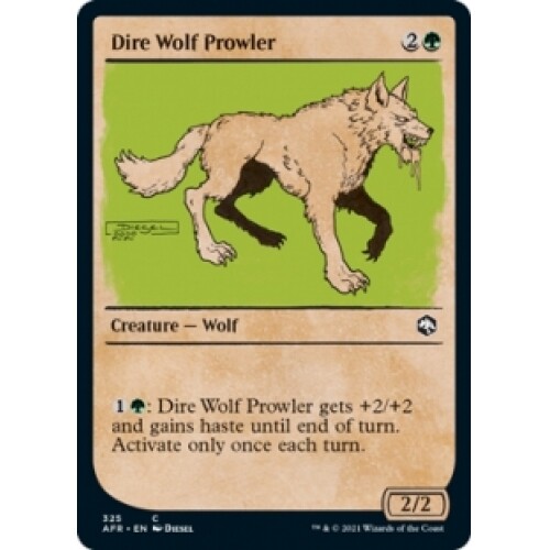 DIRE WOLF PROWLER (SHOWCASE) X4 Adventures In The Forgotten Realms AFR ...