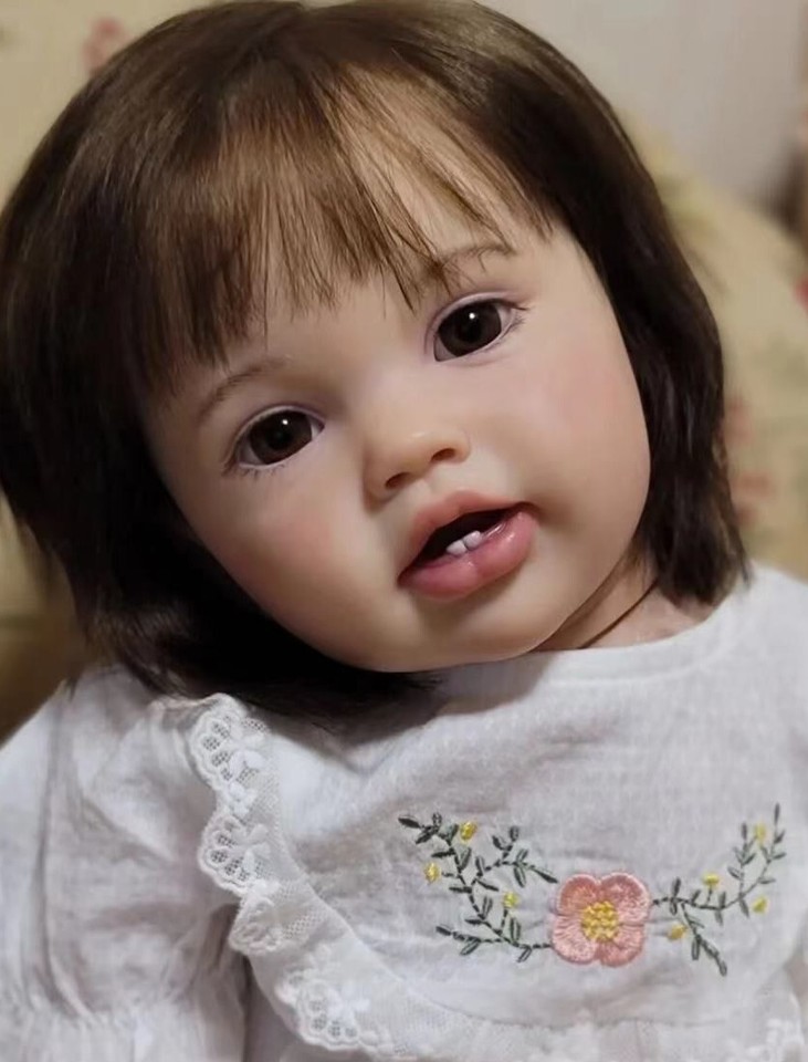 Real Life Baby Doll Girl 24in Lifelike Reborn Toddler Dolls Weighted ...