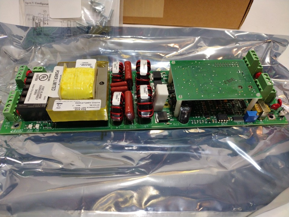 EDWARDS EST SIGA-AA30 INTELLIGENT AUDIO AMPLIFIER FIRE BOARD | eBay