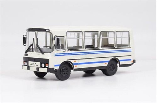 1/43 for Modimio FOR PAZ-32051 Russian Modern Small High Rise Bus Pre ...