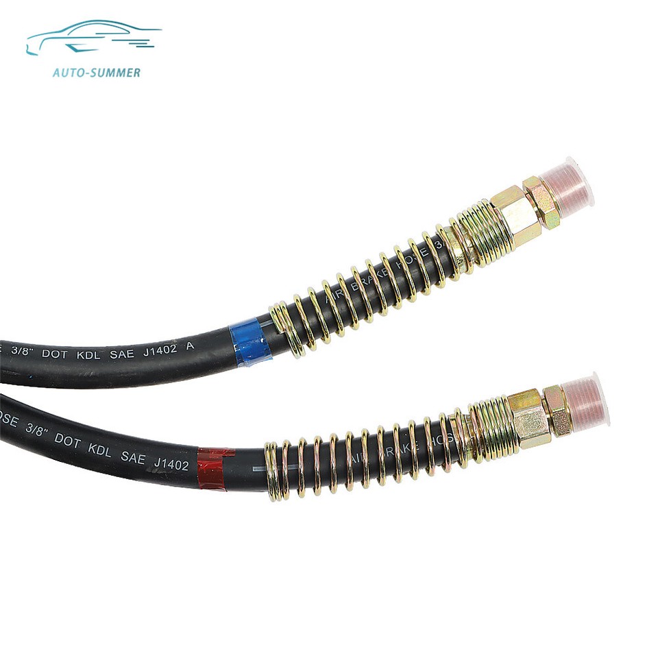 15FT 3-IN-1 Wrap 7 Way ABS Electrical Cables Rubber Air Line Set For ...