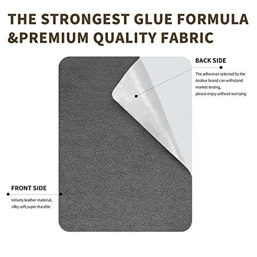 Sofa Fabric Repair Patch, 6 Piece Microfiber Patches, Self Adhesive ...