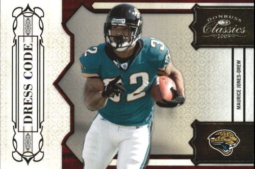2009 Donruss Classics Dress Code Jaguars Football Card #18 Maurice ...