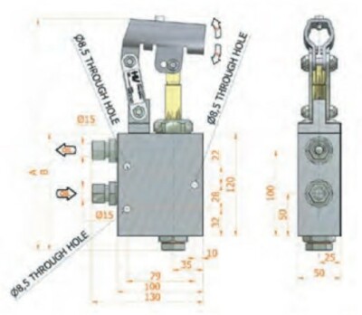 Flowfit Hydraulic Inline Hand Pump 25cm3 280 Bar Max 6075.0001 | eBay