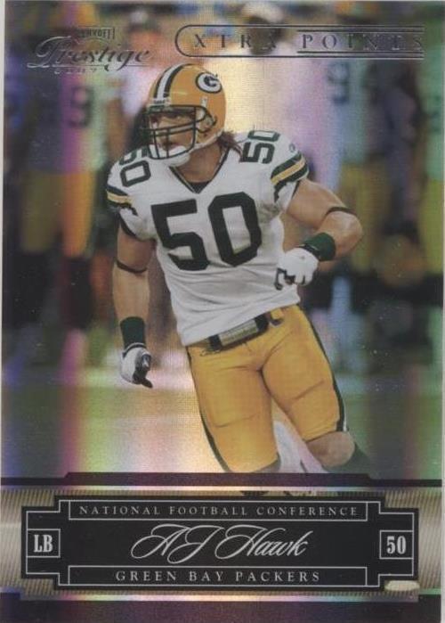 2007 Playoff Prestige - A.J. Hawk #54 Xtra Points Purple /50 for sale ...