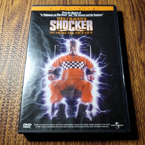 Shocker DVD 1989 Wes Craven Horror Thriller Peter Berg Mitch Pileggi | eBay