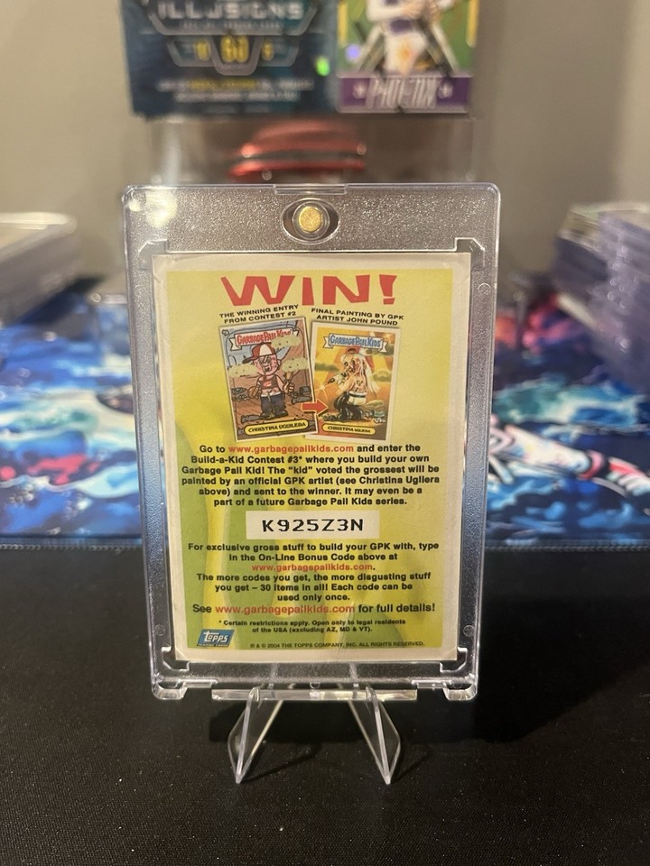 Topps Garbage Pail Kids 2004 ANS3 Blow Hardy #13B Gold Foil Baseball ...