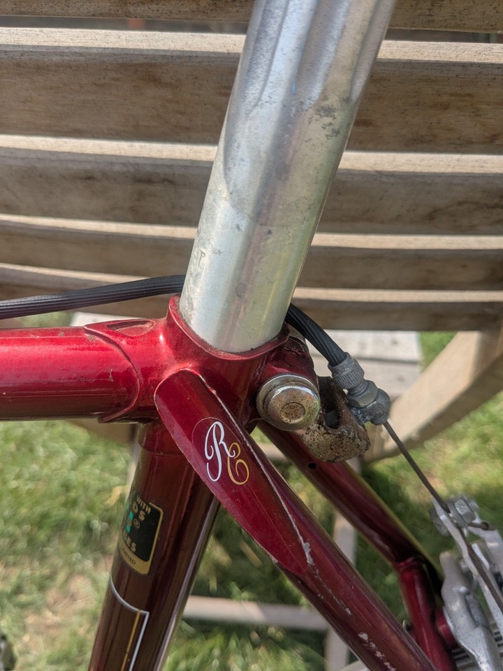 Fixed gear bike, fixie, vintage Raleigh Reynolds 531 frame (53cm), flip ...