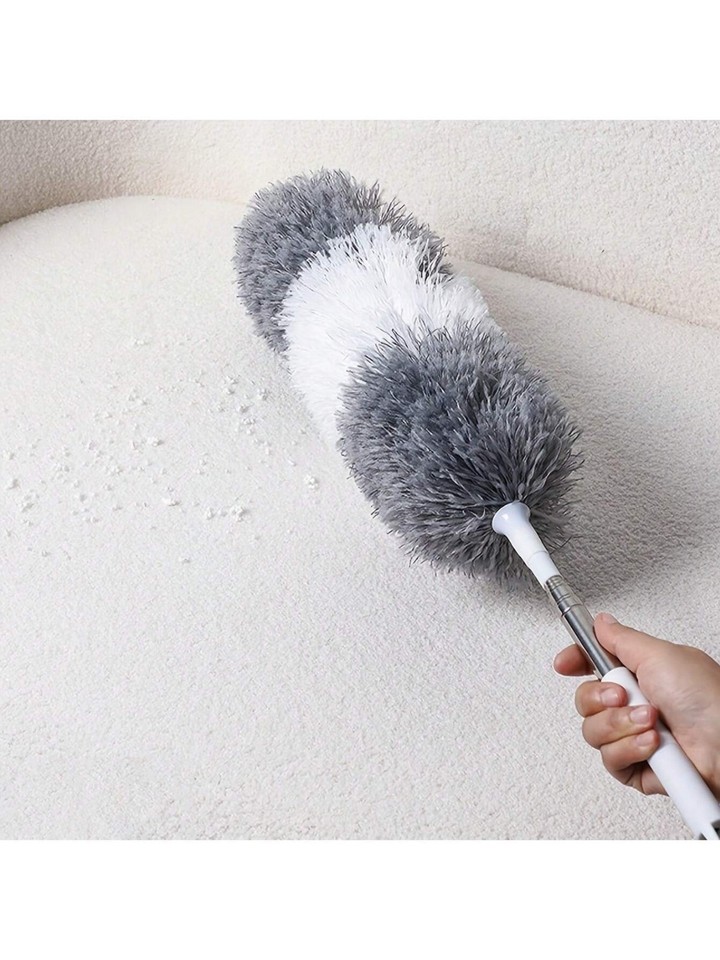 280cm Extendable Feather Duster Long Telescopic Duster Magic Static ...