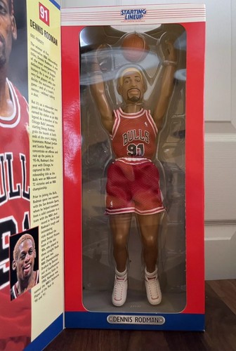 VTG Dennis Rodman 12 Inch Poseable Figure Starting Lineup 1997 Chicago ...