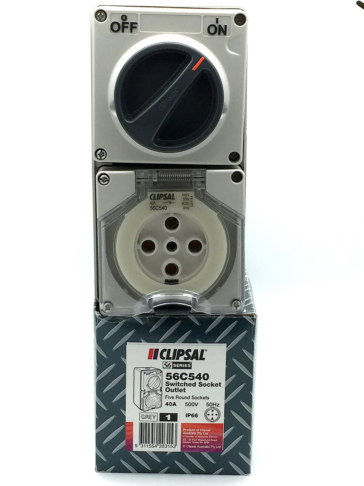 CLIPSAL 56C540 Switch Socket Outlet Five 5 pin Round Nepal | Ubuy