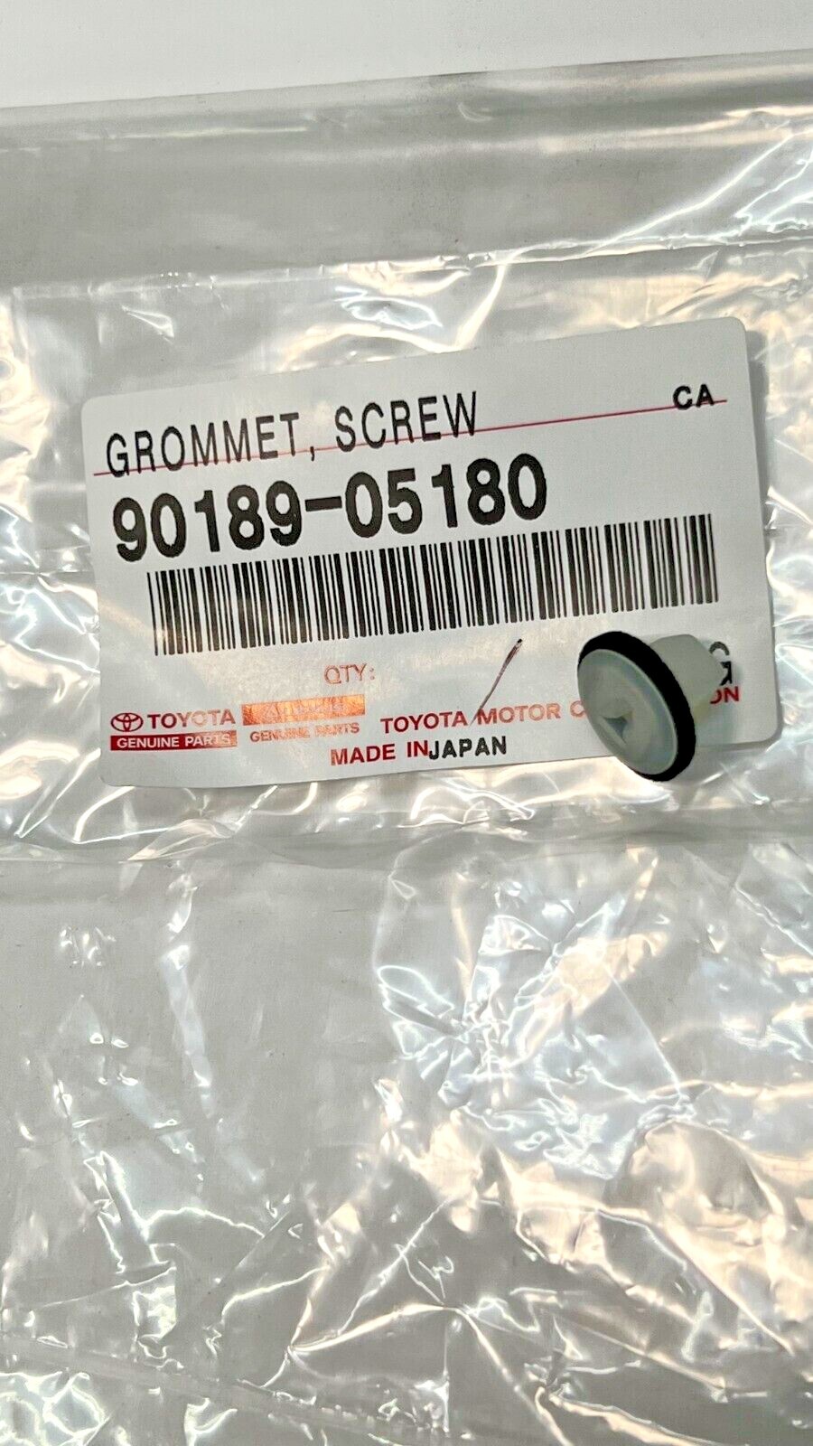 1 件装 PK HIGHLANDER(2008 - 2019) 正品丰田 901905180 GROMMET SCREW 90189 ...