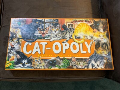Monopoly Game CAT-OPOLY Cat Themed Board Game Property Trading Game | eBay