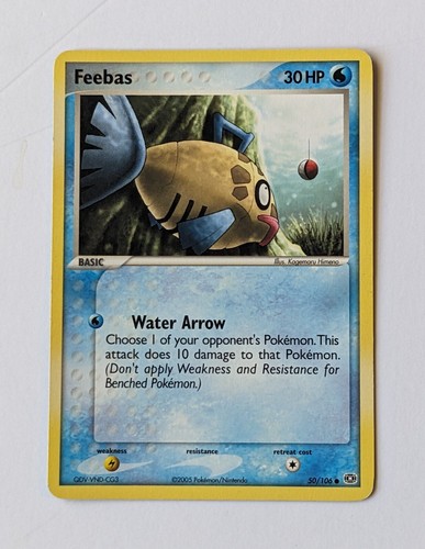 Pokémon TCG Feebas EX Emerald 50/106 Regular Common Excellent LP ...
