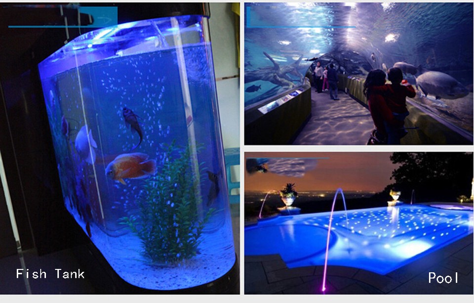 10*Waterproof Underglow LED Blue Light for Car Truck ATV UTV Raptor ...