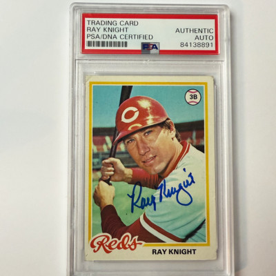 Ray Knight Signed 1978 Topps Rookie #674 PSA Auto Authentic | eBay