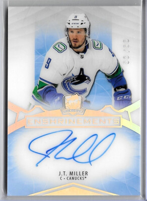 2020-21 Upper Deck The Cup Enshrinements Autograph /99 - JT J.T. MILLER ...