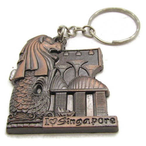 I Love Singapore Keychain Souvenir Merlion Gardens by the Bay Theatres ...