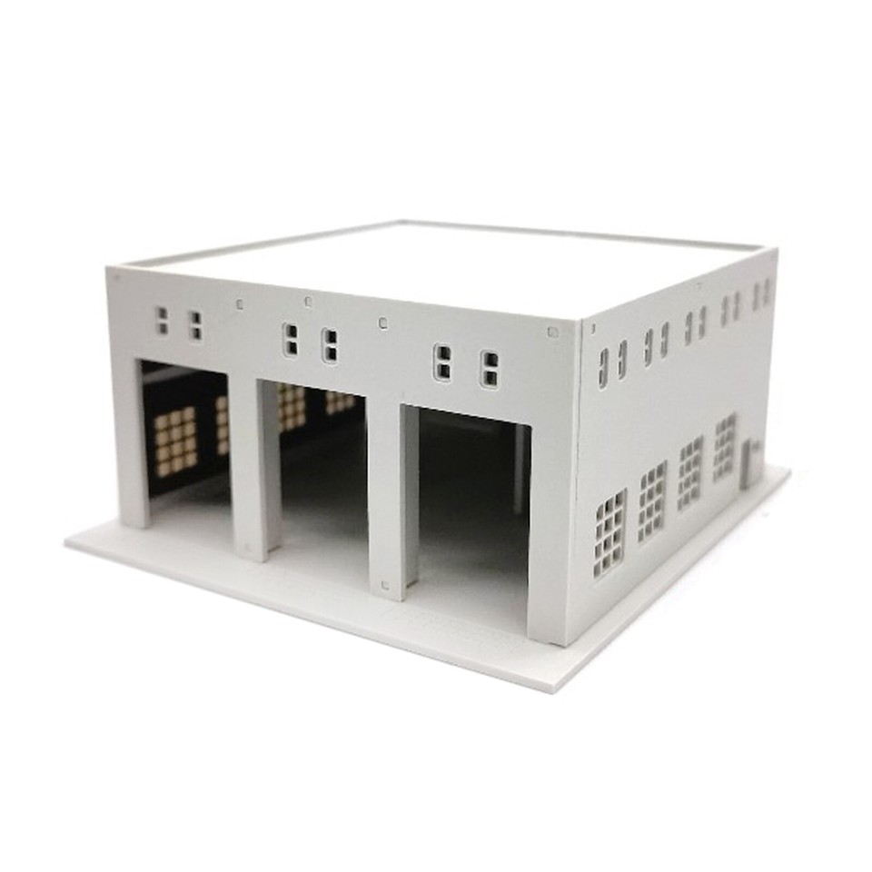 1:87 HO Scale Outland Models Railway Layout Model Train Engine House 3 ...