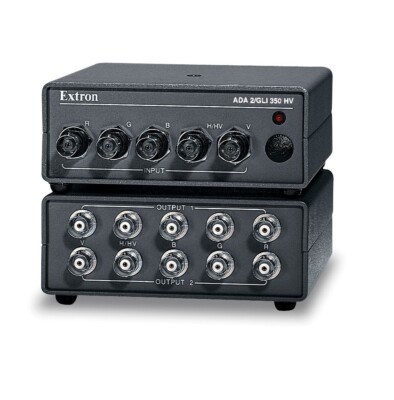 EXTRON ADA 2/GLI 350 HV Two Output RGBHV Distribution Amplifier with ...
