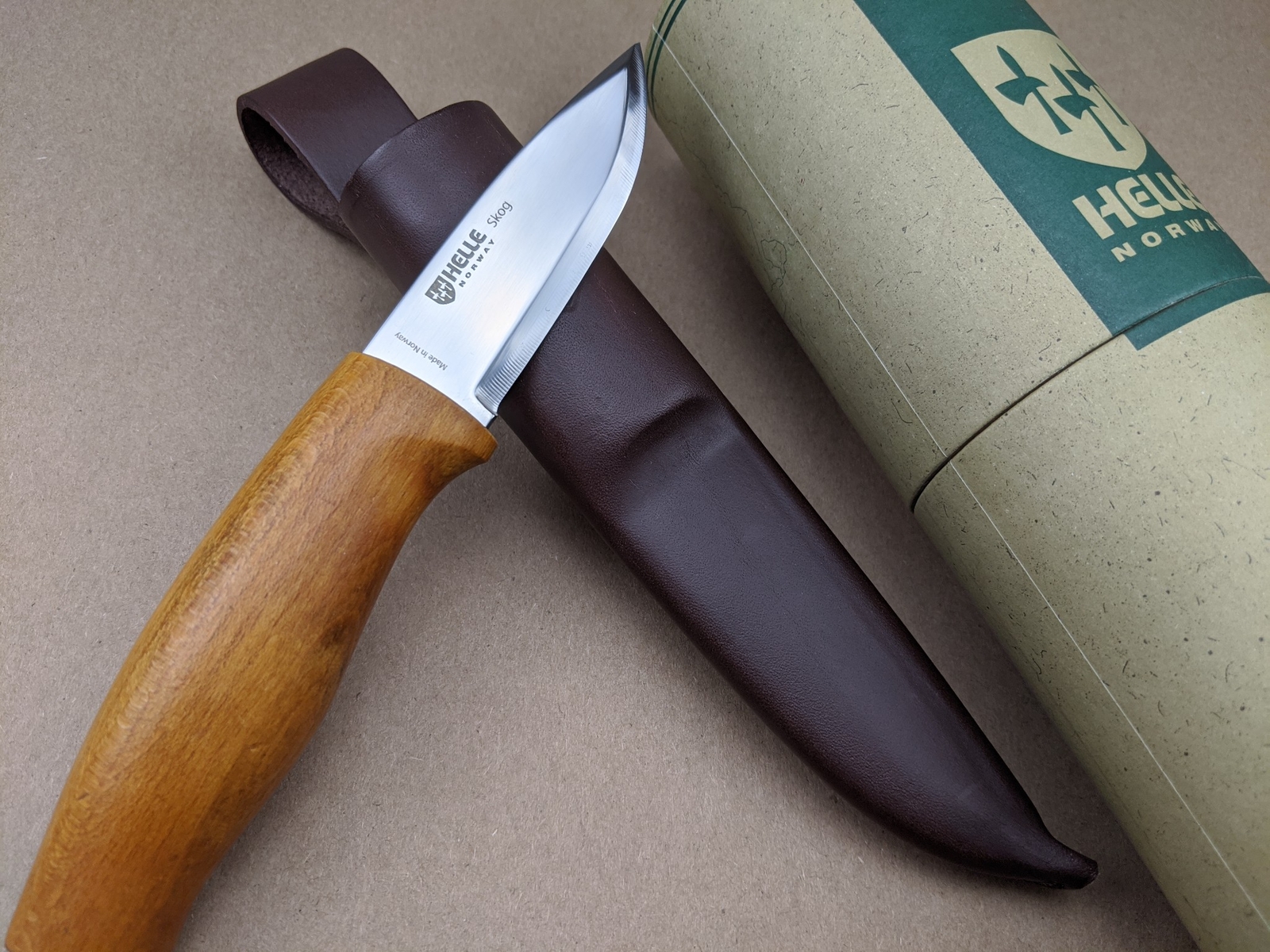 Helle Knives - Skog Knife - Norway Made - Triple Laminate Steel ...