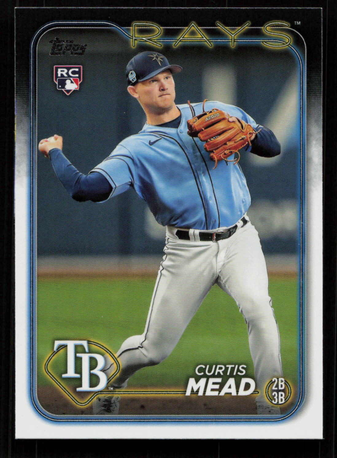 2024 Topps Curtis Mead #82 RC Rookie Tampa Bay Rays Baseball Card | eBay