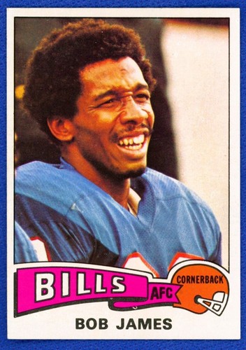 1975 Topps Football # 299 Bob James Buffalo Bills | eBay