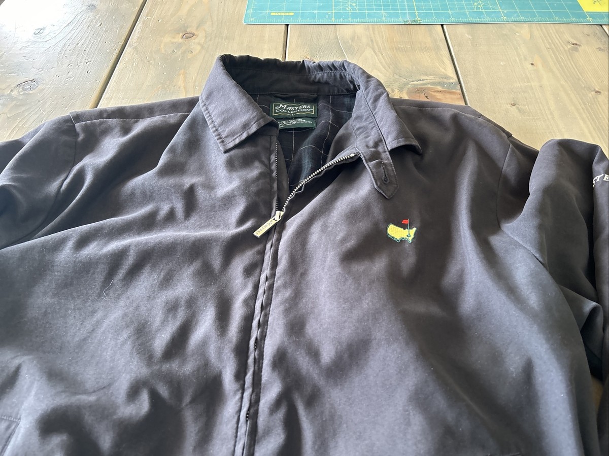 Masters Collection Augusta Dark Gray Full Zip Lined Logo Masters Collection Augusta Dark Gray Full Zip Lined Logo