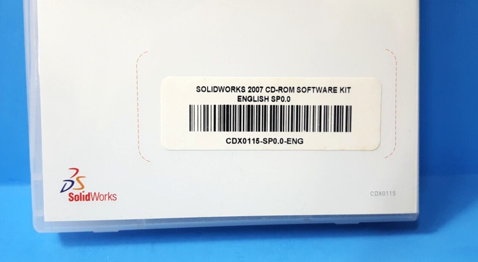 SolidWorks 2007 DVD/CD Software Kit, DVX0115, SOLIDWORKS, Kit 1 & Kit 2 ...
