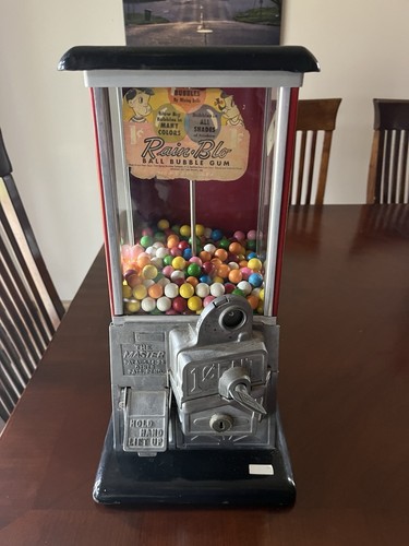 The Master 1920’s Antique 1 Cent Gumball Machine Vintage Rare ...