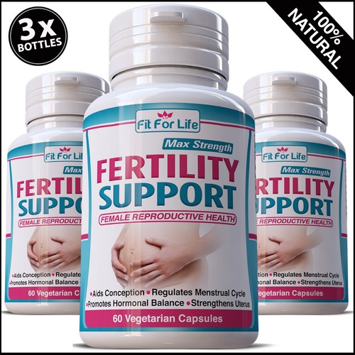 FEMALE FERTILITY WOMENS SUPPORT NATURAL NATURAL CONCEPTION HERBAL PILLS ...
