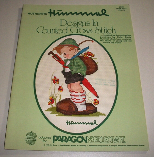 HUMMEL DESIGNS IN COUNTED CROSS STITCH EMBROIDERY BOOK 1980 PATTERNS ...