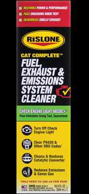 Rislone Cat Complete Fuel, Exhaust and Emissions System Cleaner, Pack of 1 852135002004 | eBay